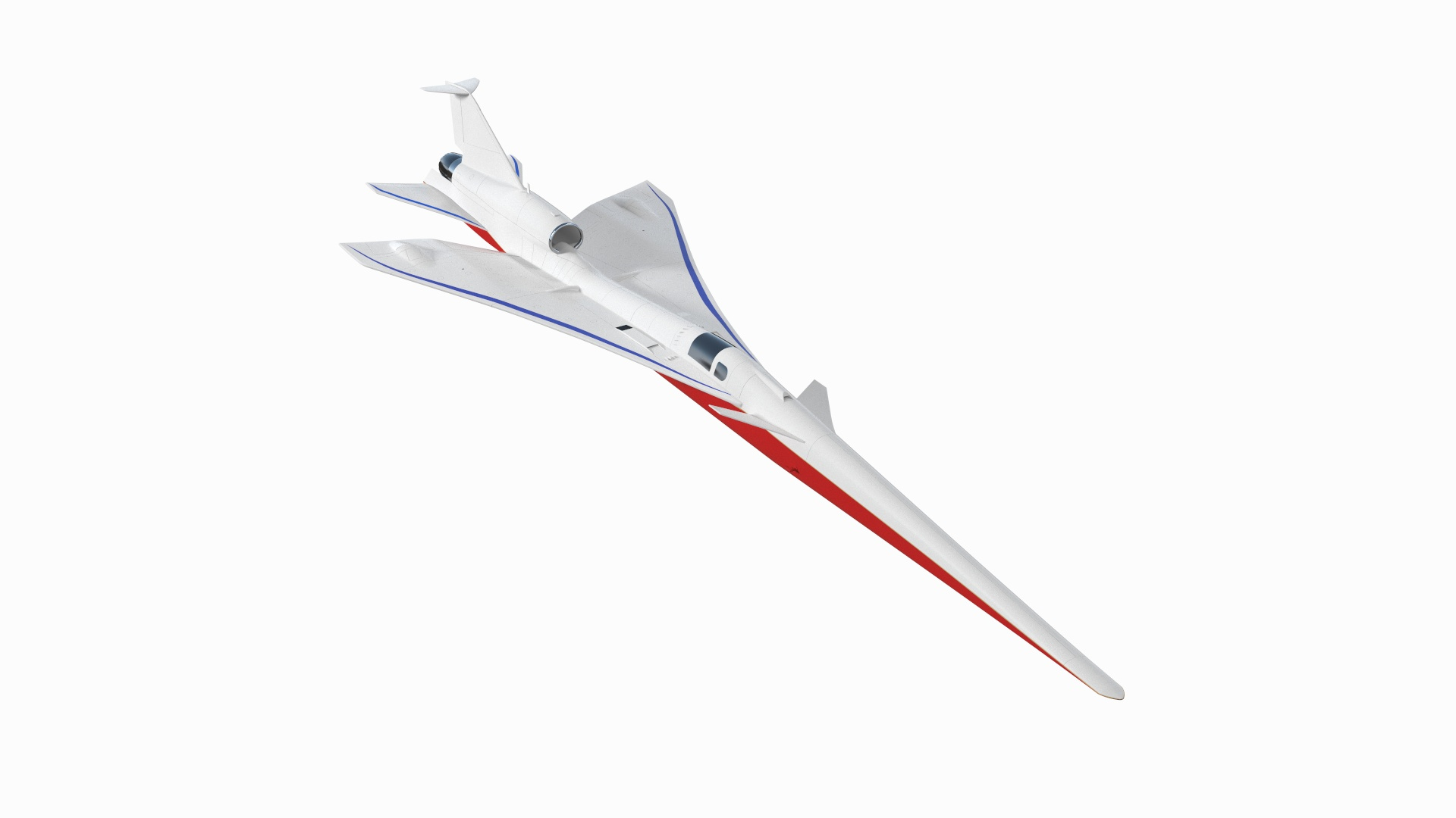 3D Quiet Supersonic Transport - TurboSquid 2075012