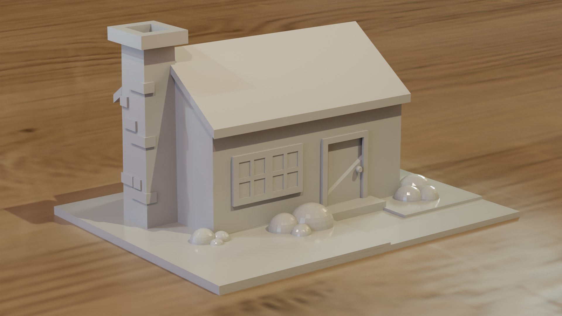 3D Printable House Model 3D Model - TurboSquid 2384987