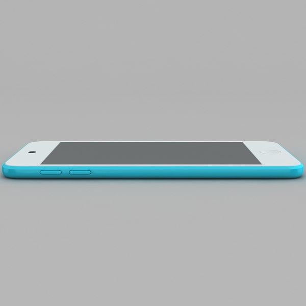 3d blue ipod touch generation model