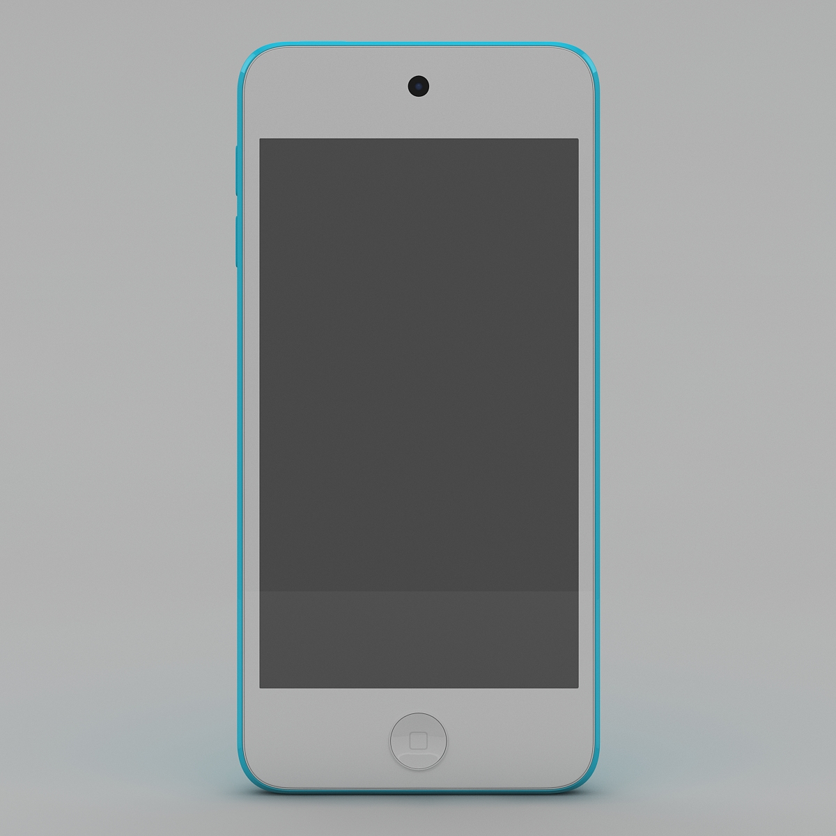 3d blue ipod touch generation model