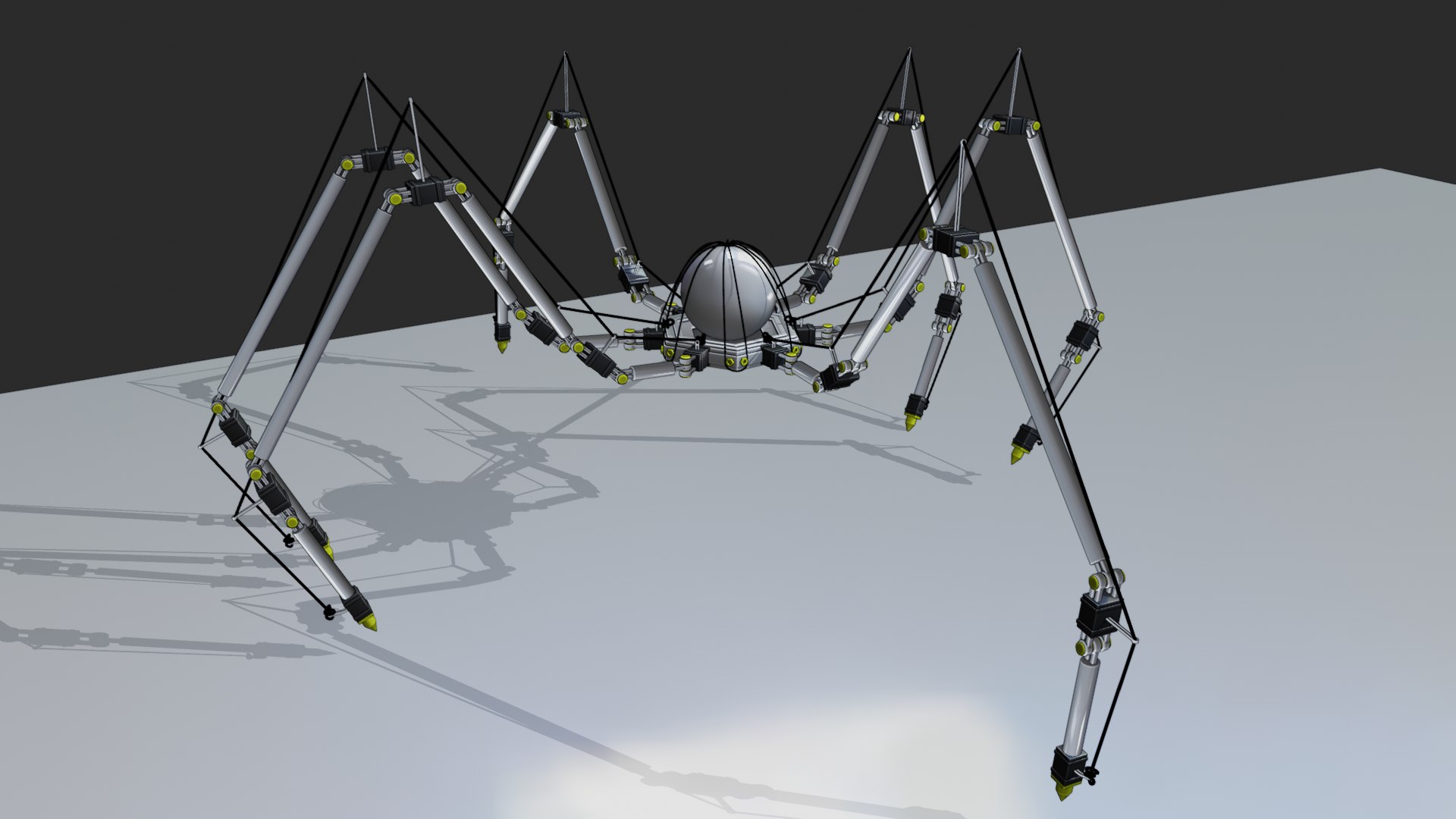 3D Sci-fi Spider Robot - TurboSquid 2226022