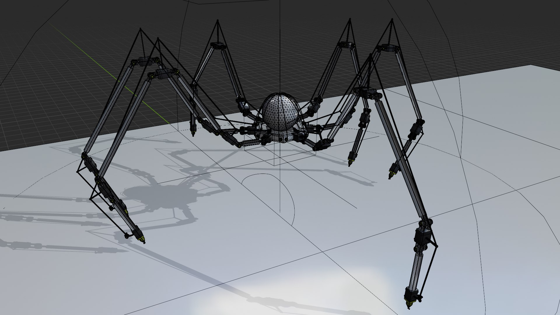 3D Sci-fi Spider Robot - TurboSquid 2226022