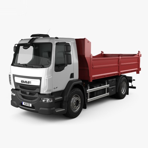 modelo 3d Camión volquete DAF LF 2013 - TurboSquid 1523955