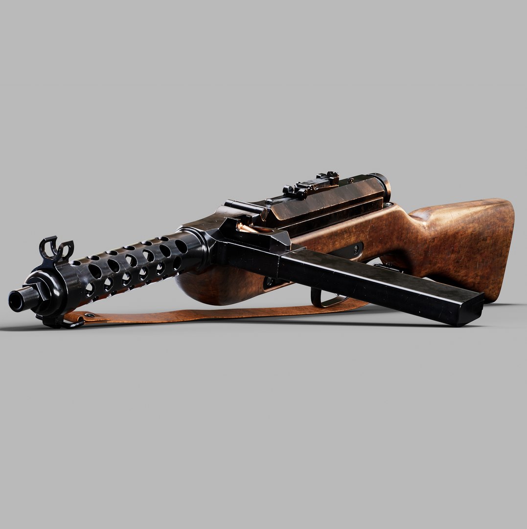 3D Mp34 Assault Rifle - TurboSquid 1620424