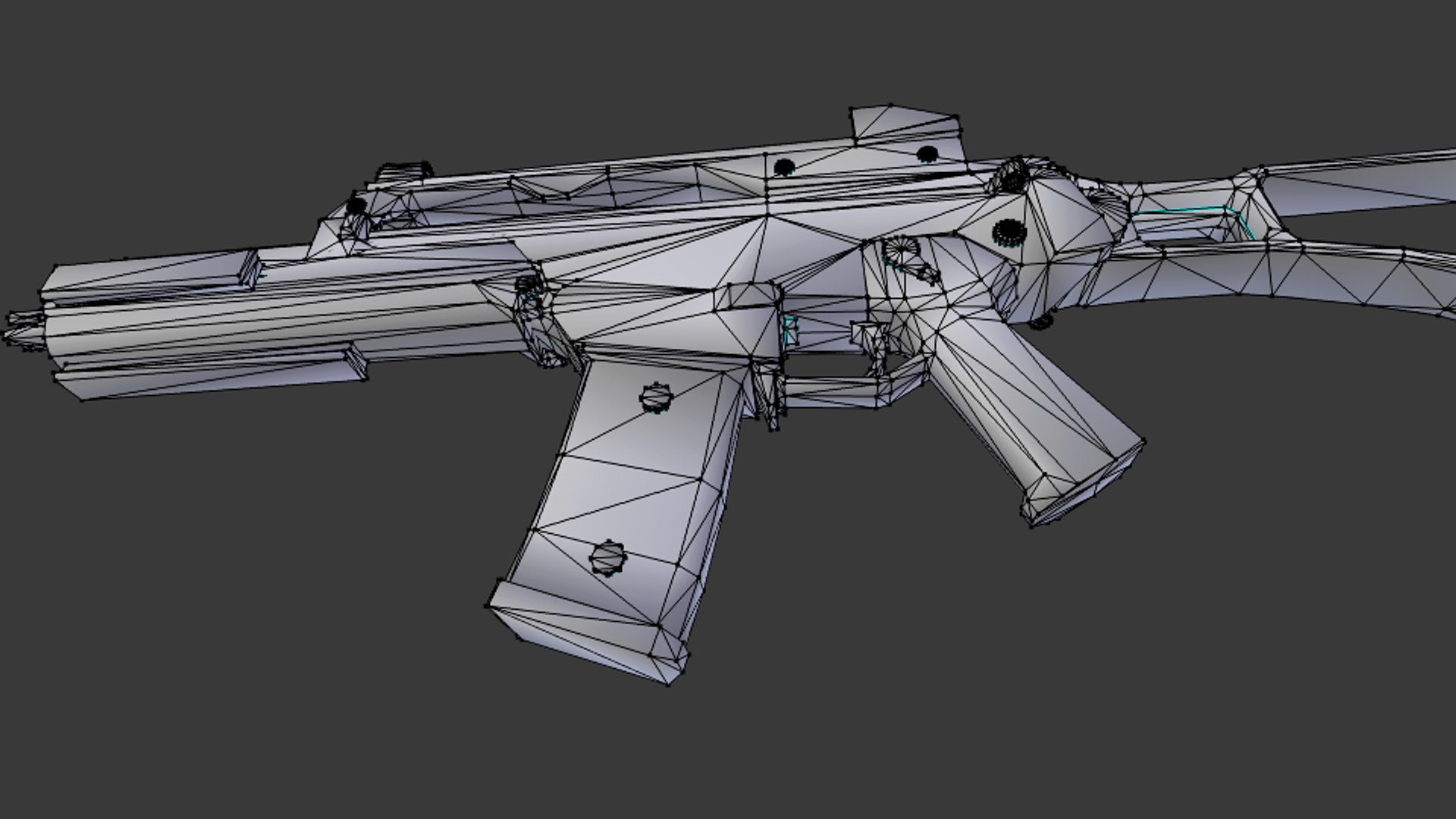 3d Model Of Heckler Koch G36kv Rifle