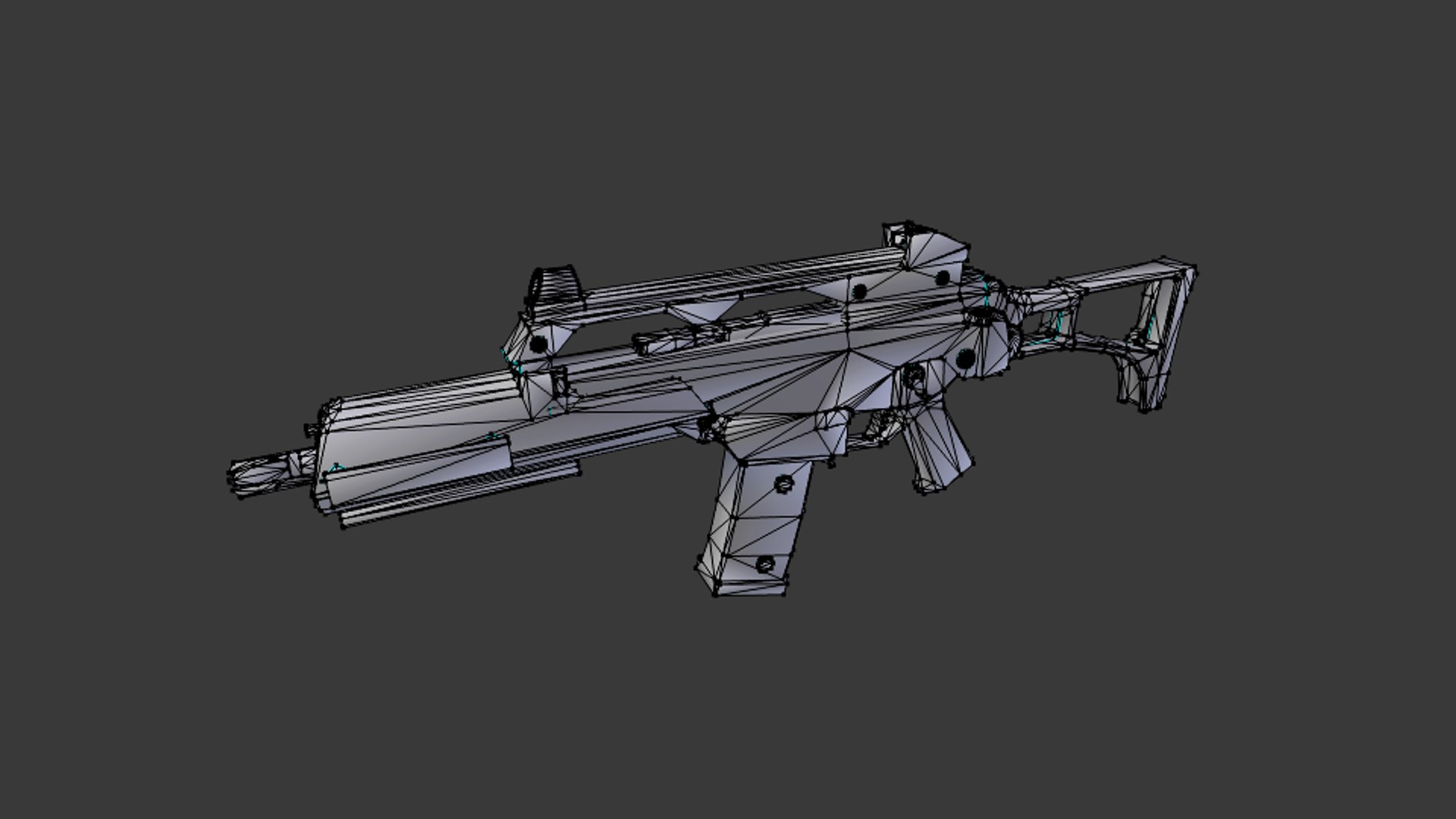 3d Model Of Heckler Koch G36kv Rifle