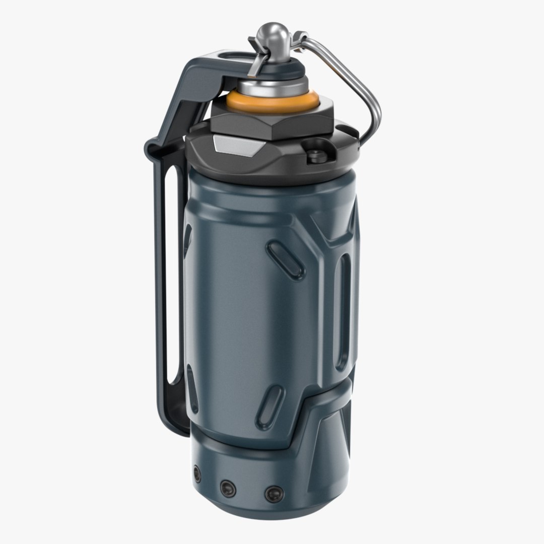 Sci Fi Grenade Concept No Textures 3D Model - TurboSquid 2056306