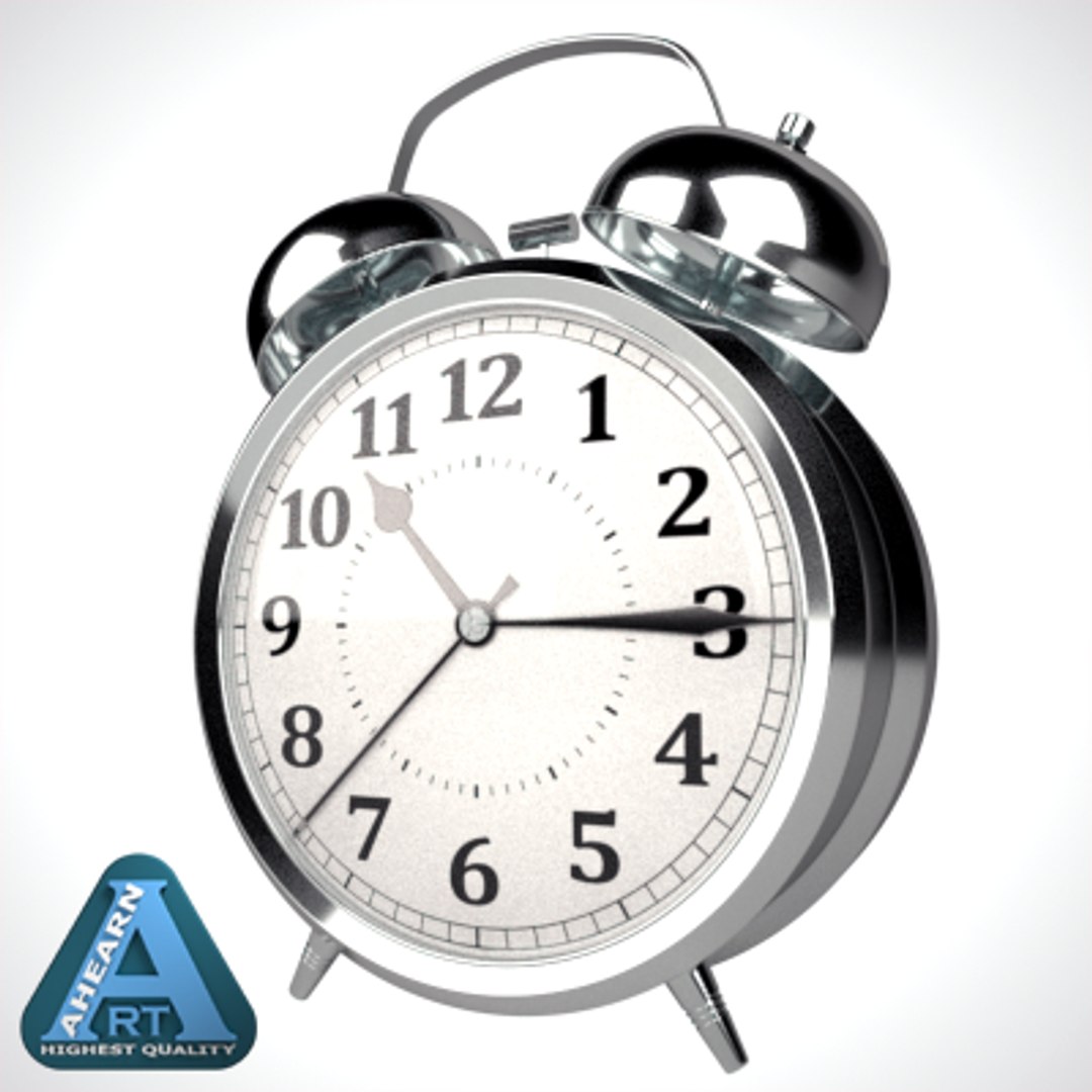 Classic Alarm Clock 3d 3ds