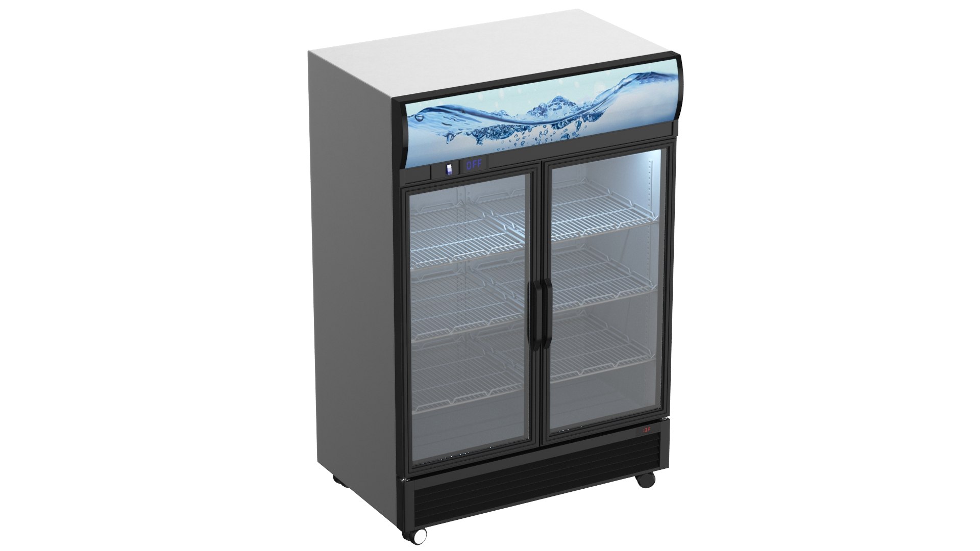 Two Detailed Refrigerator Display 3D Model - TurboSquid 2031887