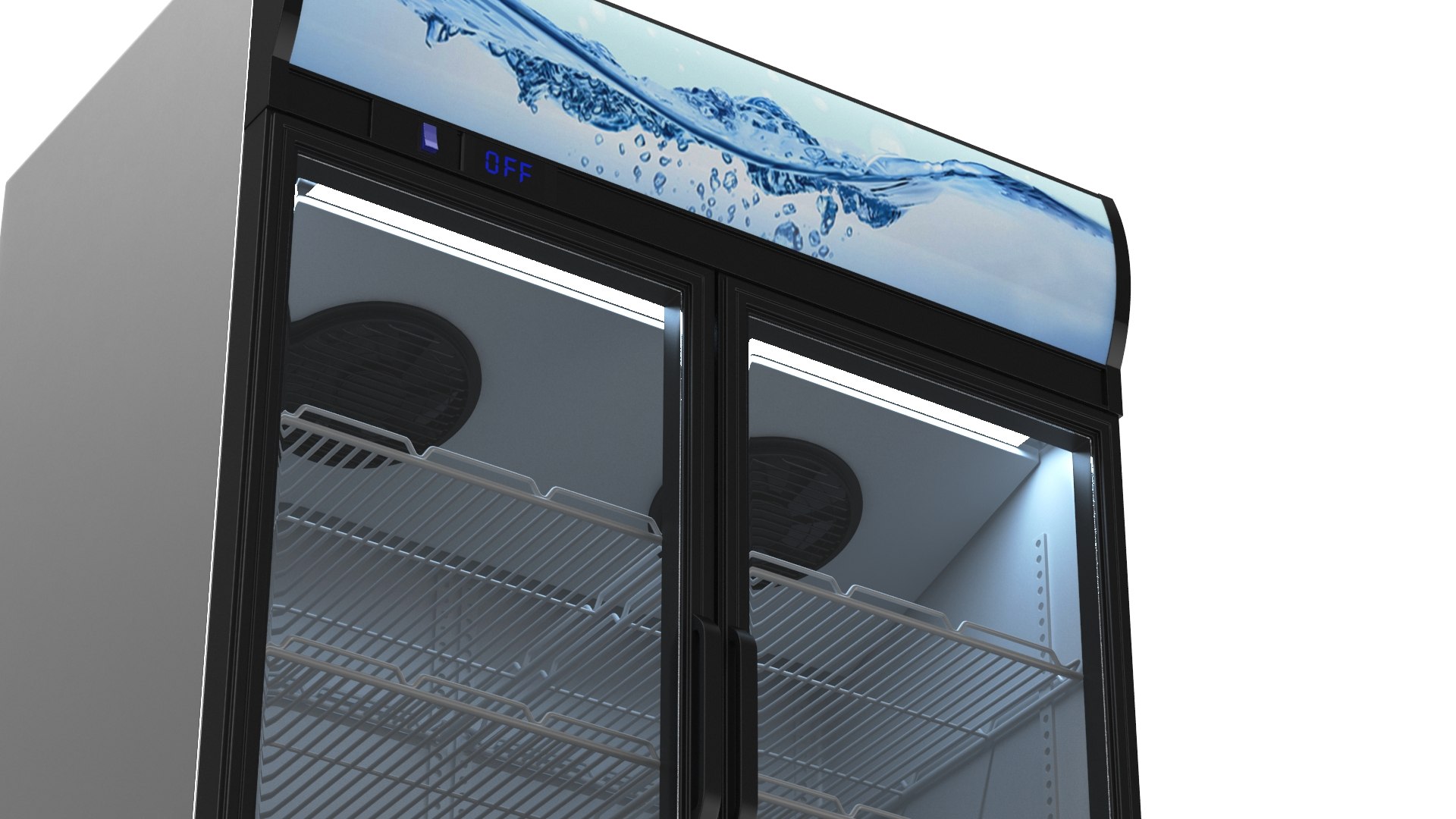 Two Detailed Refrigerator Display 3D Model - TurboSquid 2031887