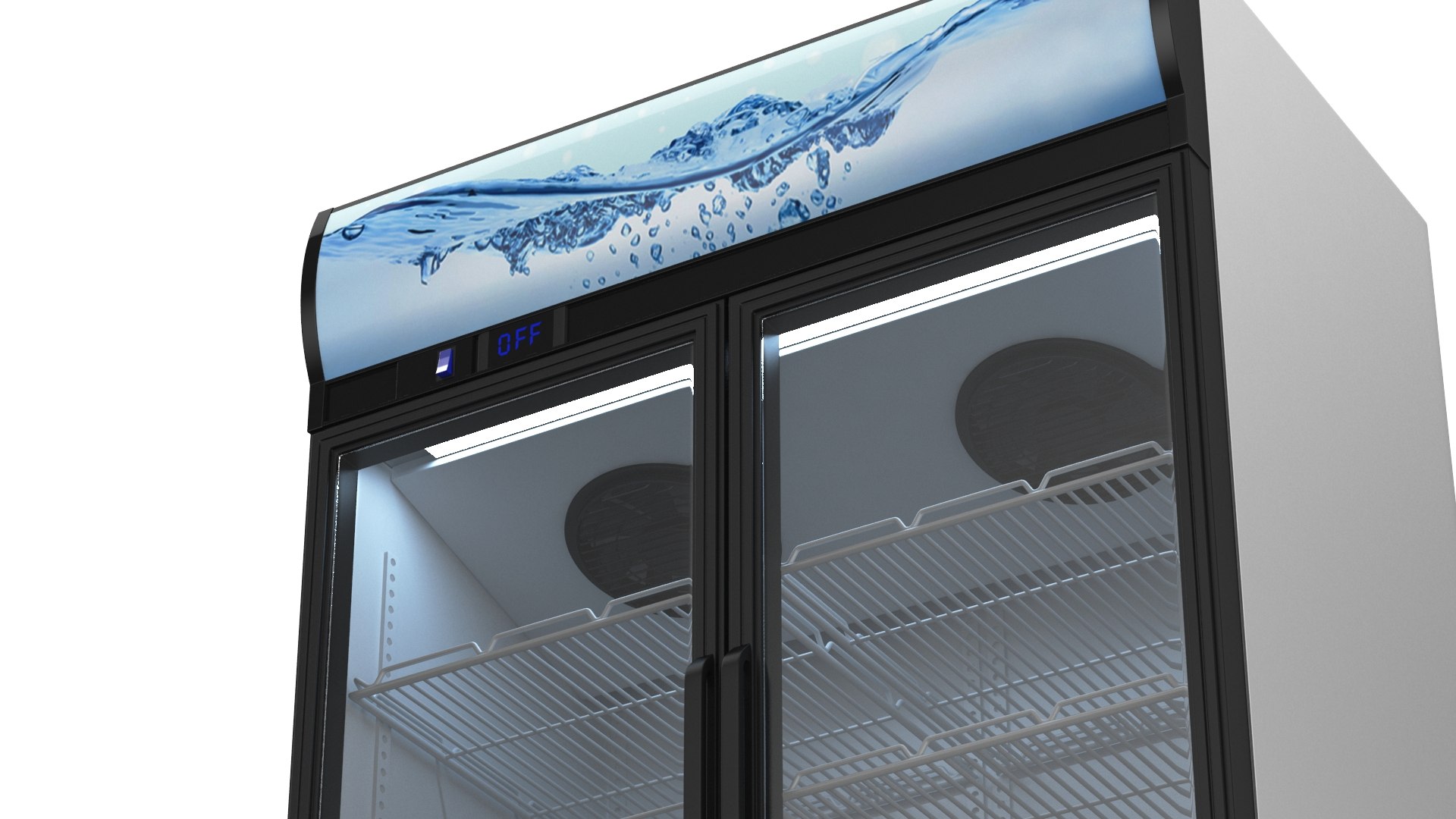 Two Detailed Refrigerator Display 3D Model - TurboSquid 2031887