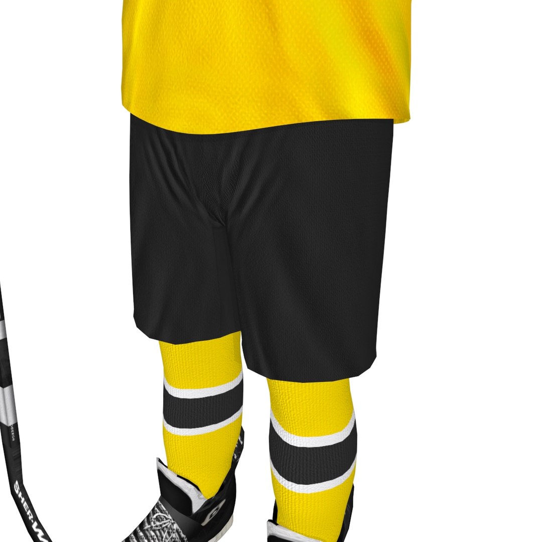 3d Hockey Player Model