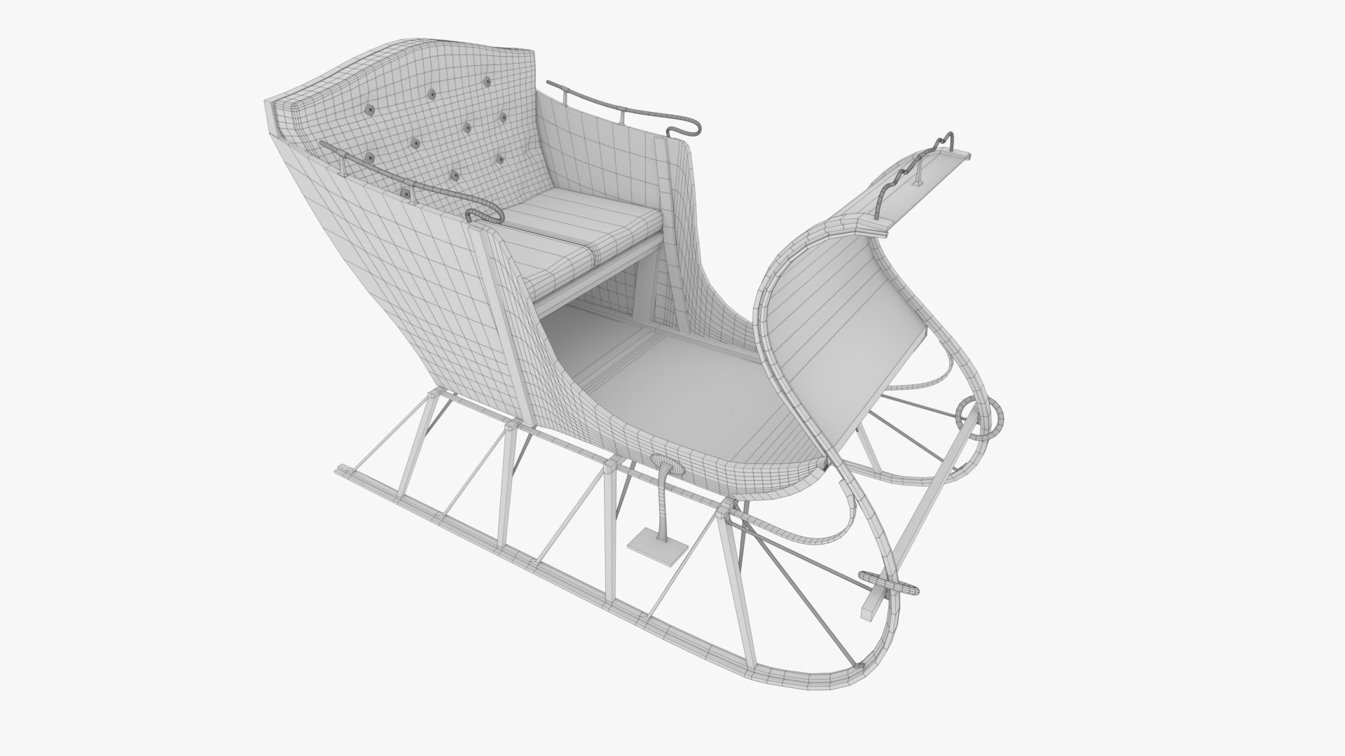 Christmas Sleigh Portland Cutter(1) 3D Model - TurboSquid 2429965