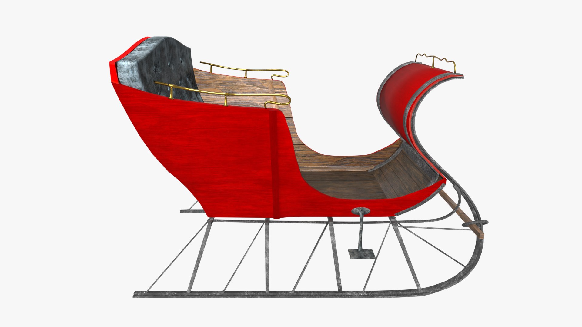 Christmas Sleigh Portland Cutter(1) 3D Model - TurboSquid 2429965