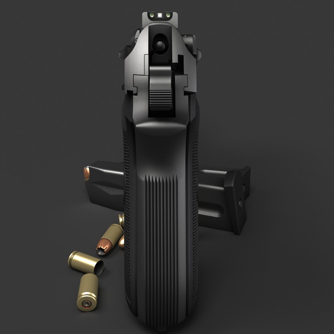 Beretta Pistols 92fs 3d Max