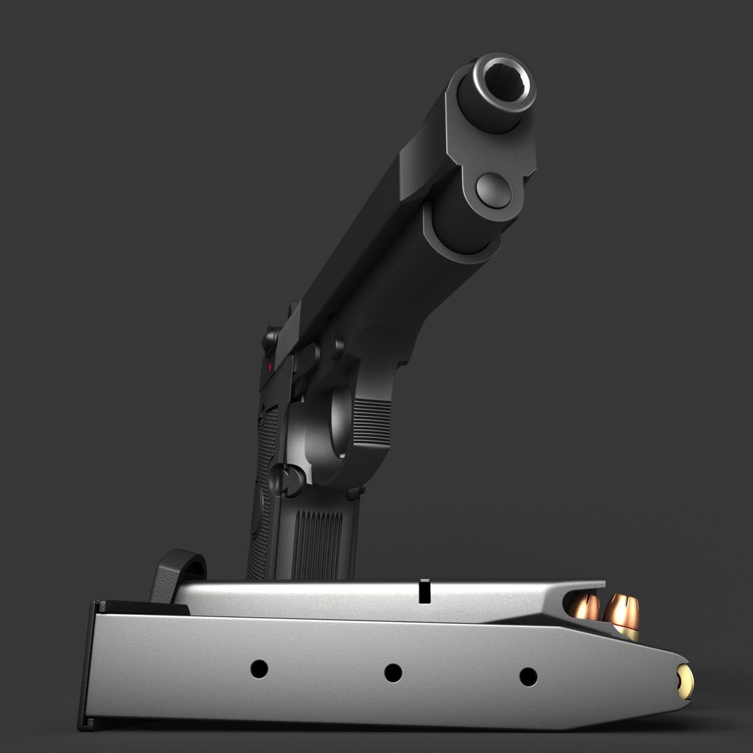 Beretta Pistols 92fs 3d Max