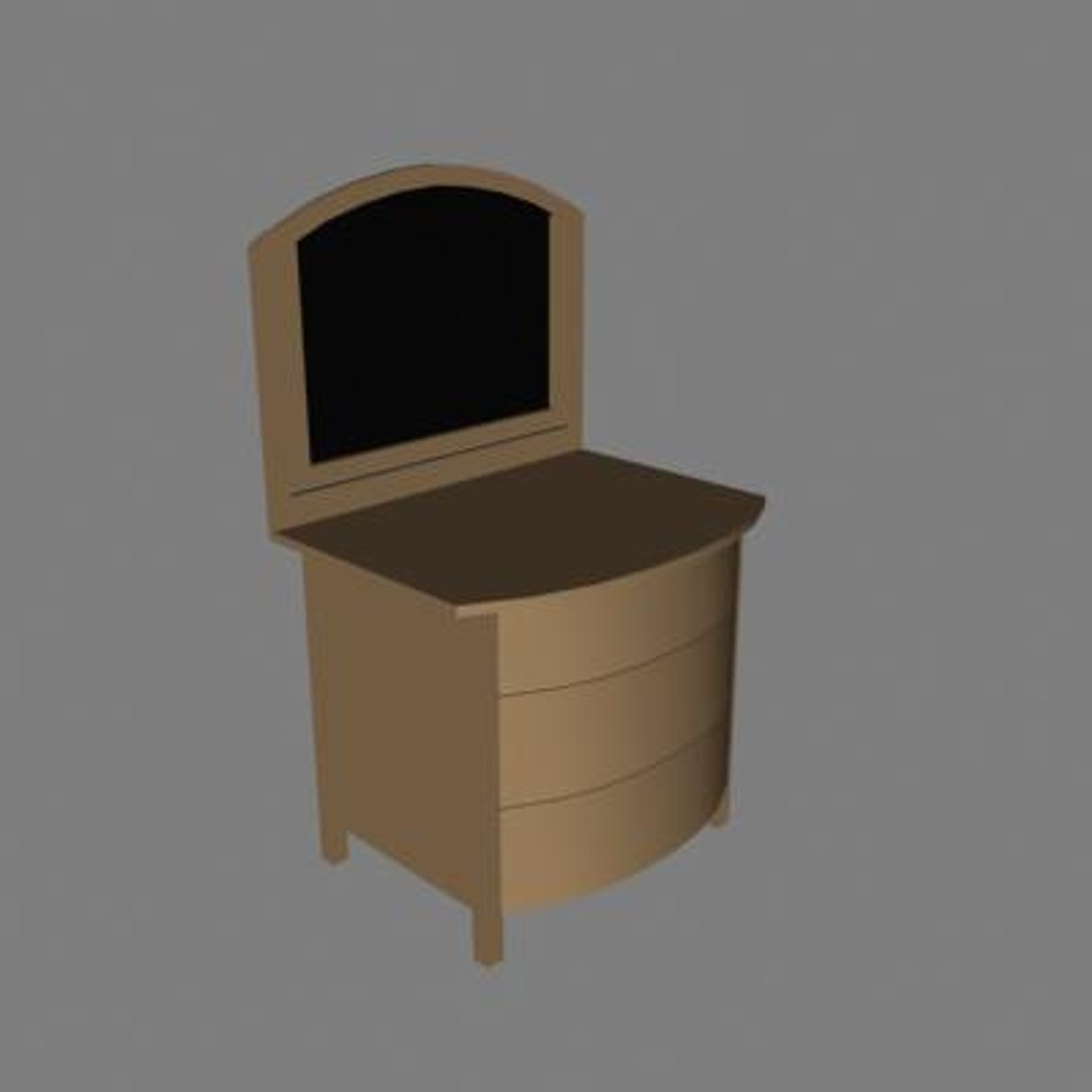 3d Model Dresser Furniture