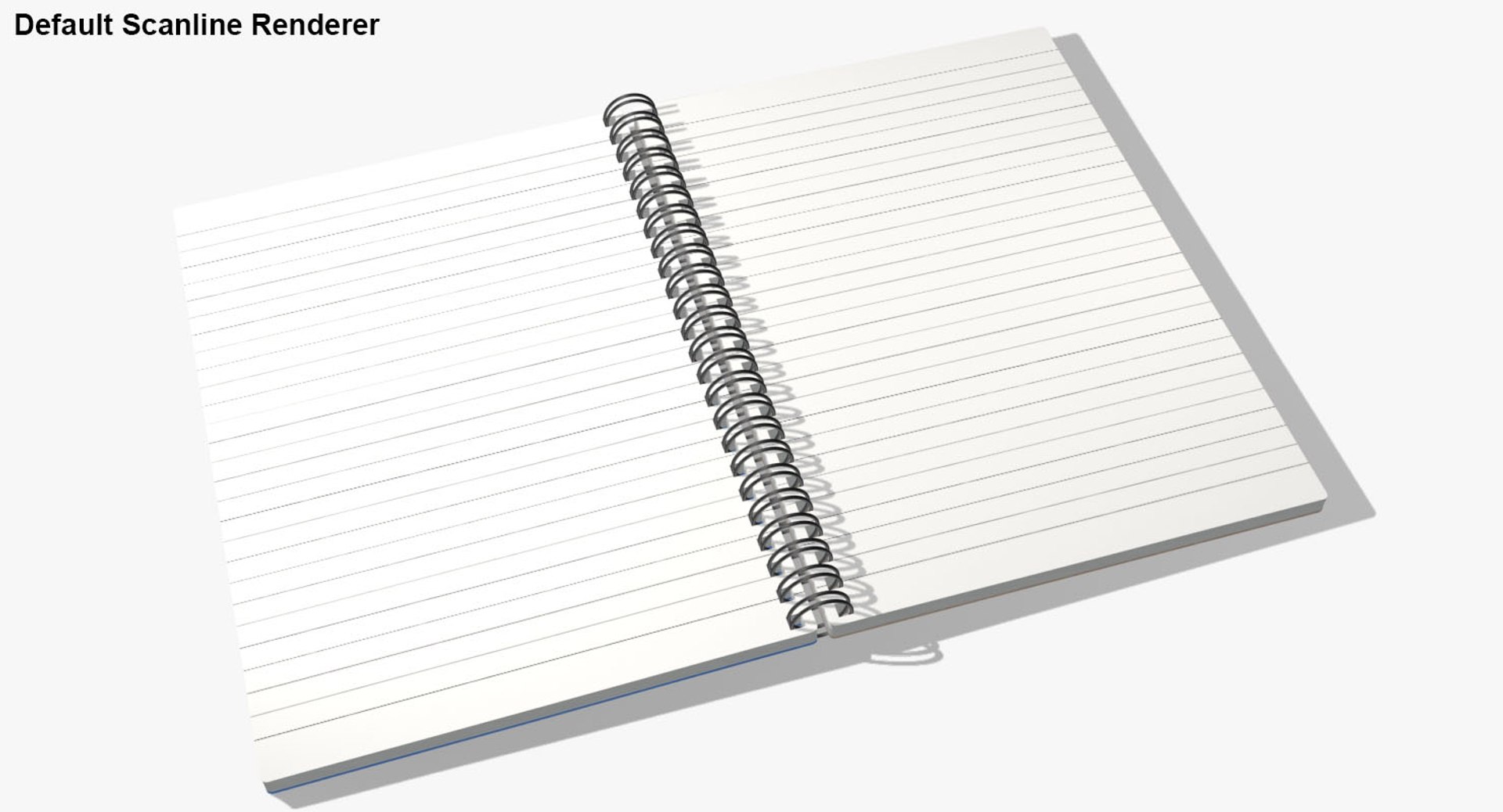 Realistic Open Notebook 2 3D Model - TurboSquid 1166567