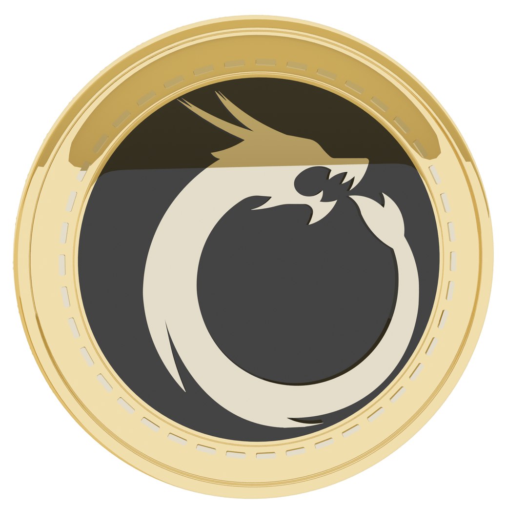Dragon Coins Cryptocurrency Gold Coin 3D Model - TurboSquid 1849171