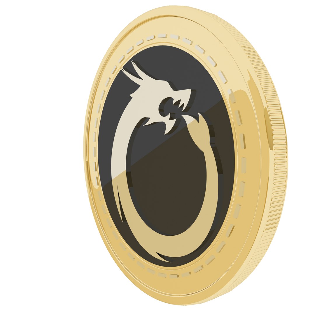 Dragon Coins Cryptocurrency Gold Coin 3D Model - TurboSquid 1849171
