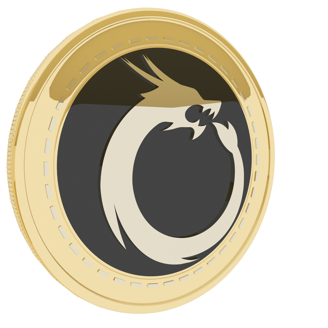 Dragon Coins Cryptocurrency Gold Coin 3D Model - TurboSquid 1849171
