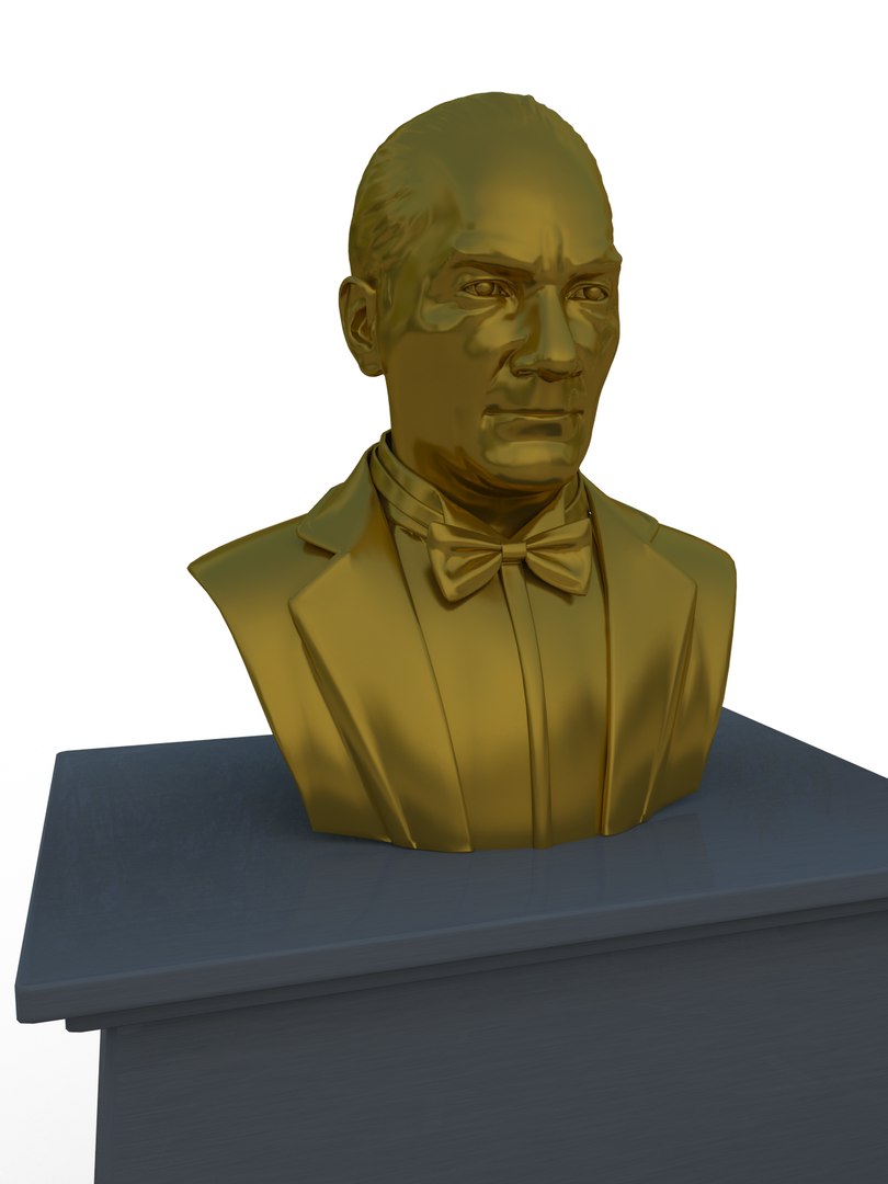 3D ataturk bust - TurboSquid 1208062