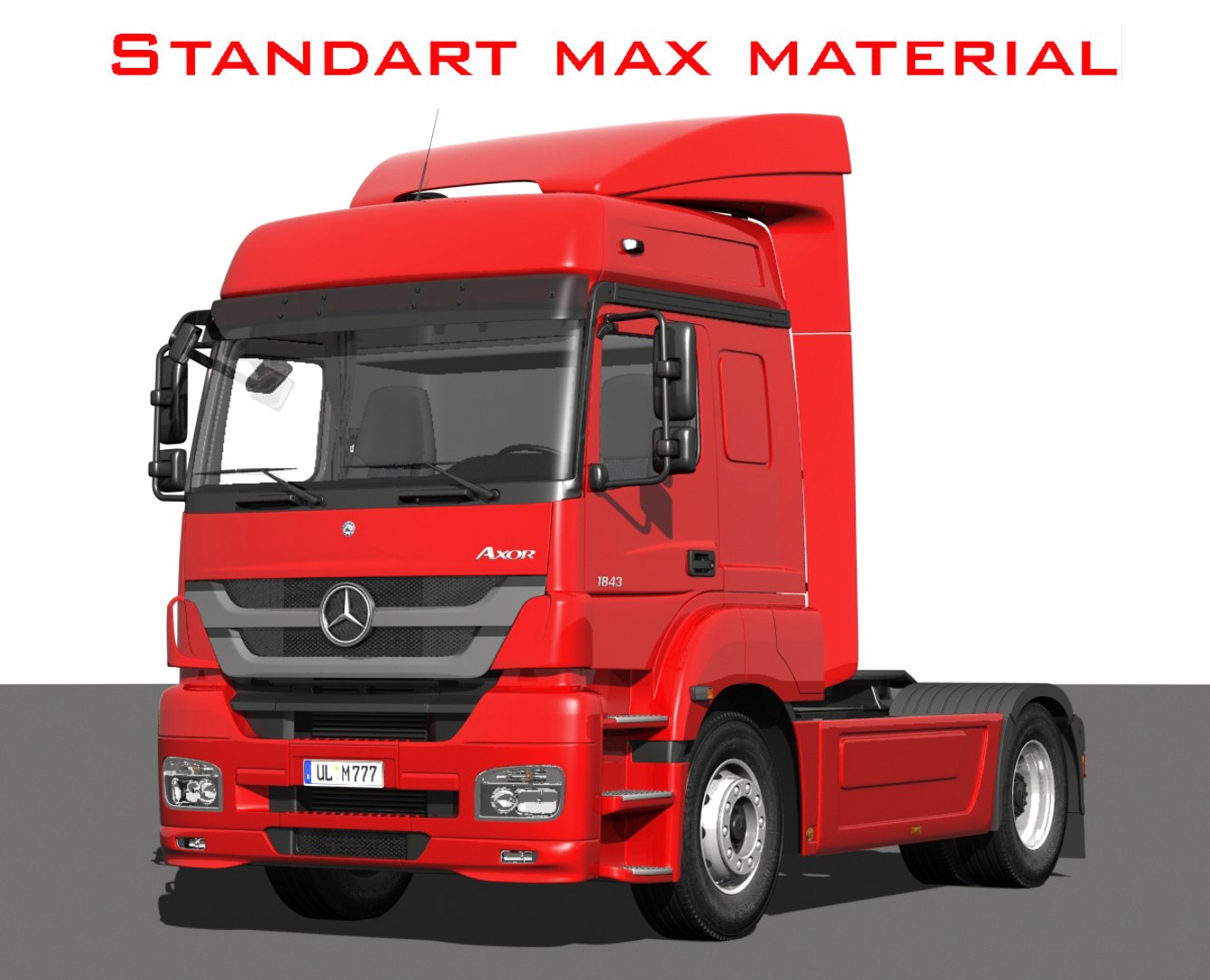 3d mercedes benz axor