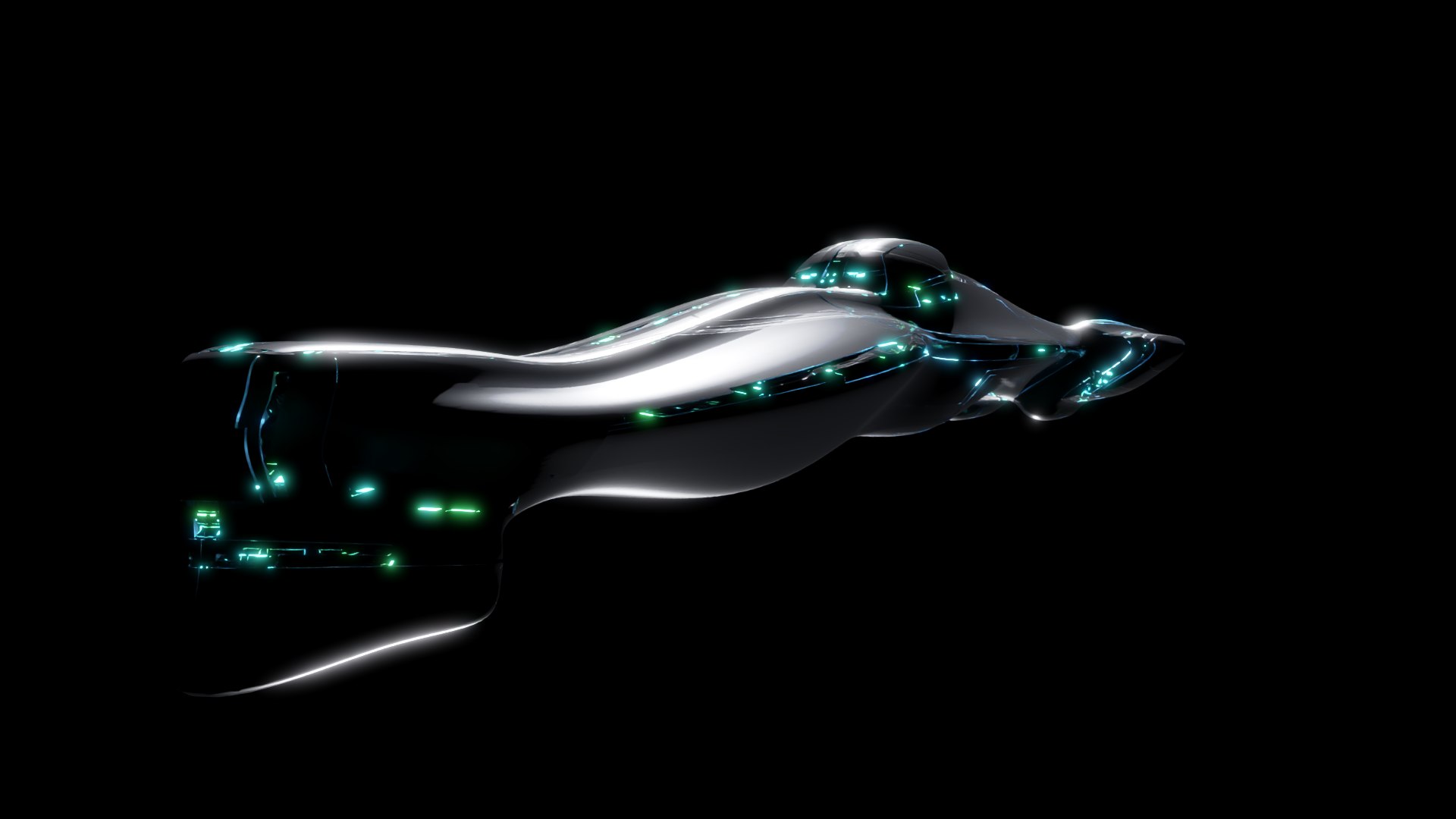 Corvette Spaceship Model - TurboSquid 2234716
