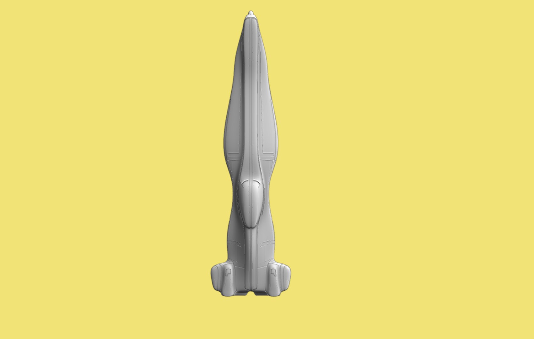 Corvette Spaceship Model - TurboSquid 2234716