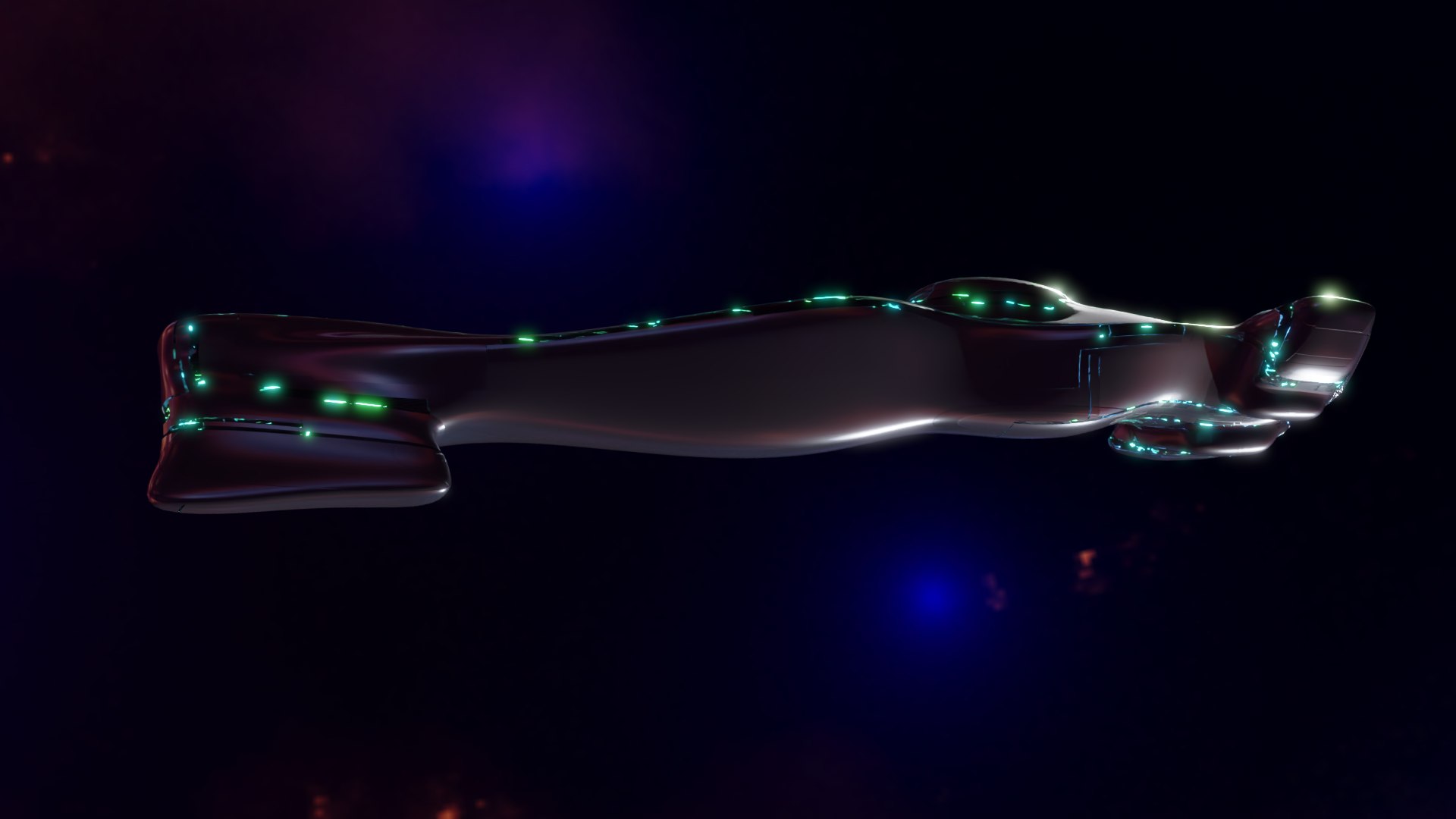 Corvette Spaceship Model - TurboSquid 2234716