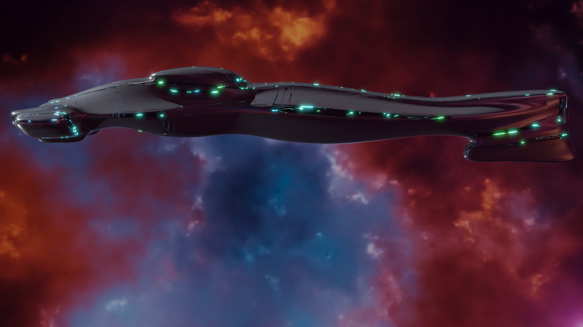 Corvette Spaceship Model - TurboSquid 2234716