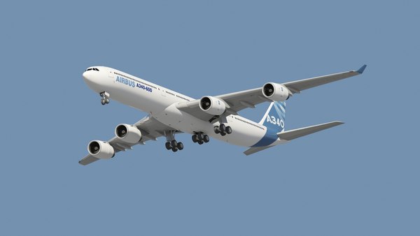 空客A340-6003D模型 - TurboSquid 1041804