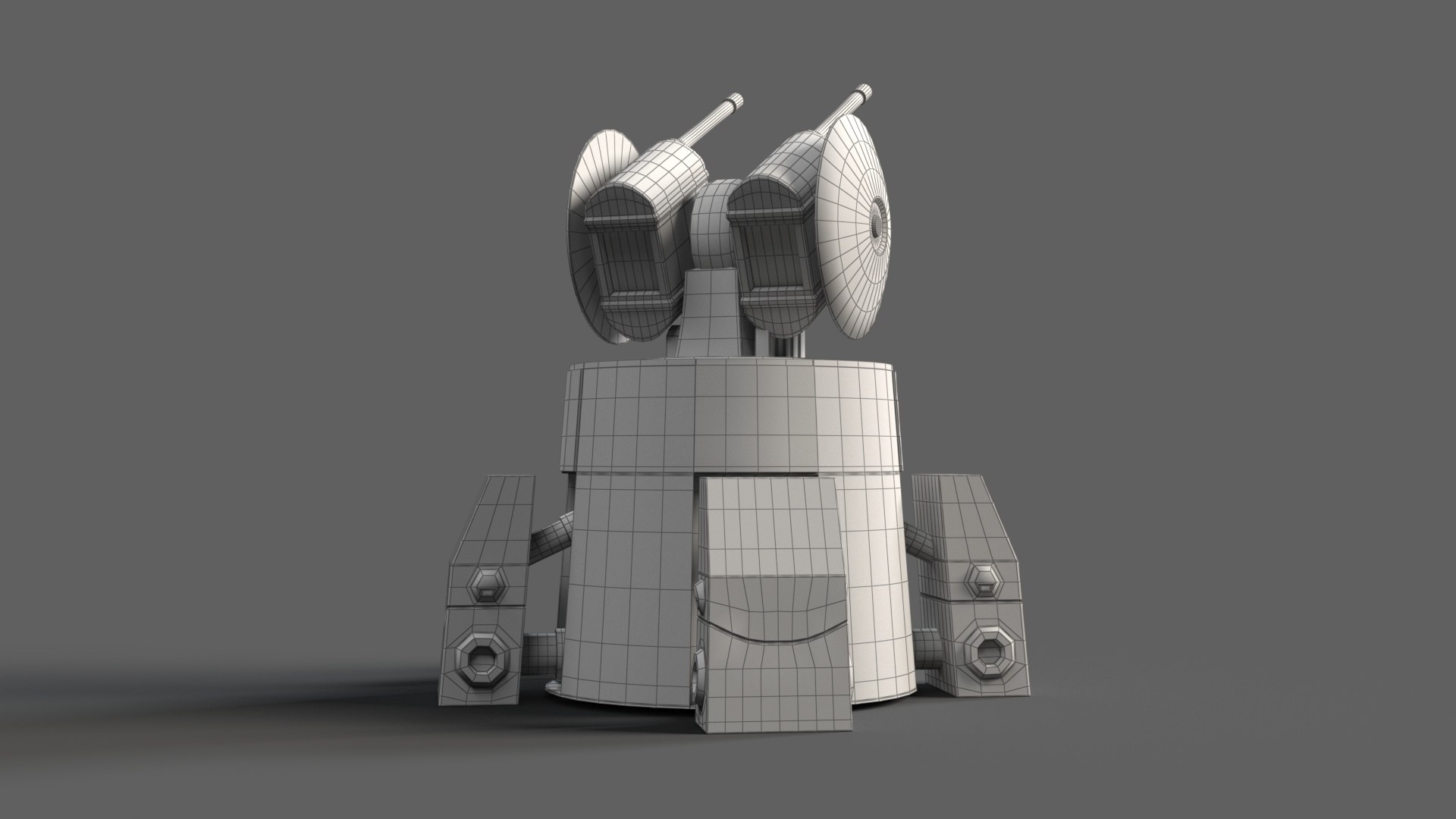 SF Gun Tower Model - TurboSquid 1841913