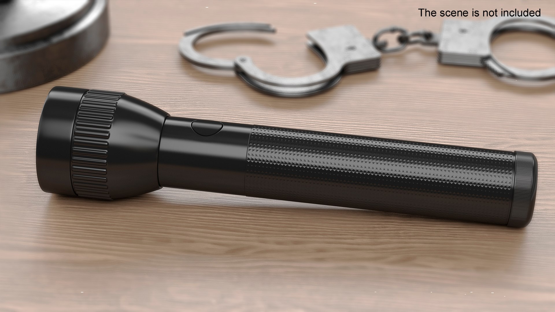 3D Police Tactical Flashlight Model - TurboSquid 2144565