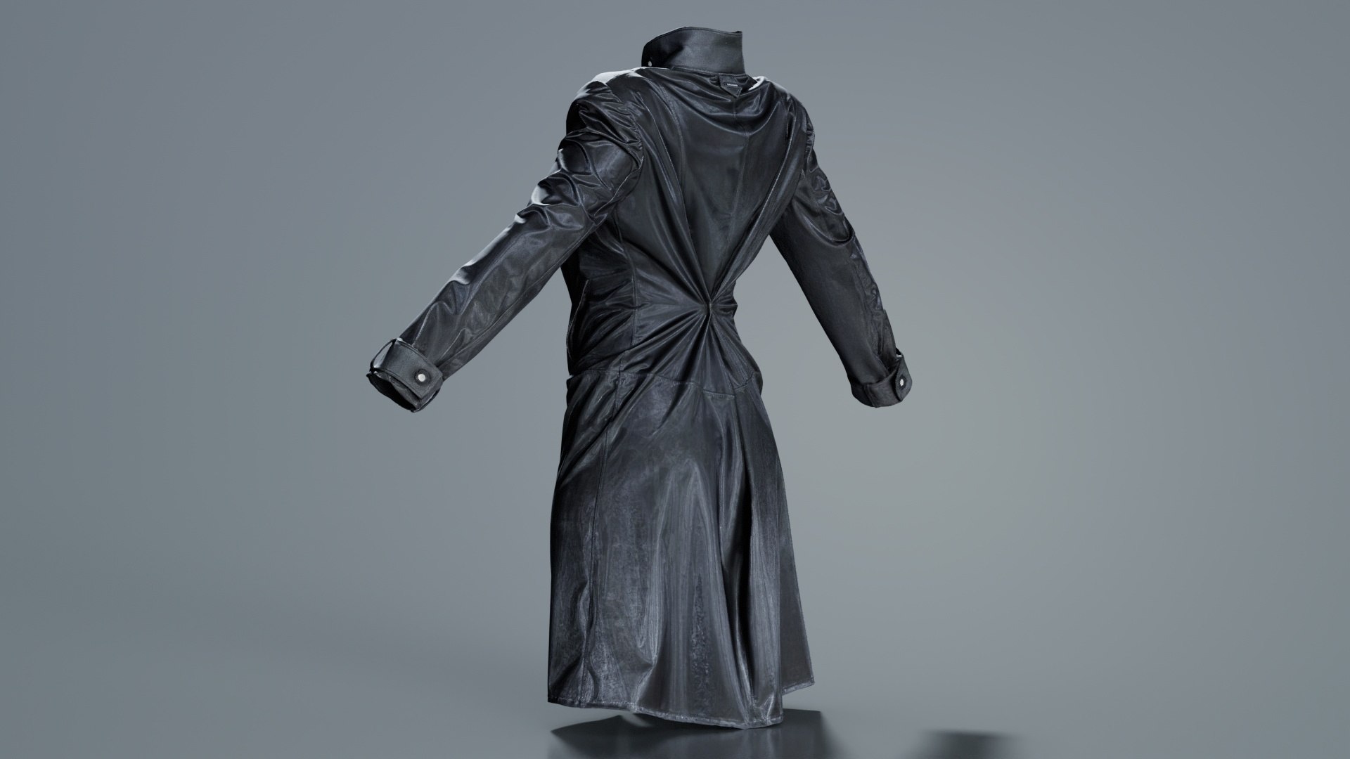 3D Trench Coat Remastered Model - TurboSquid 2360752