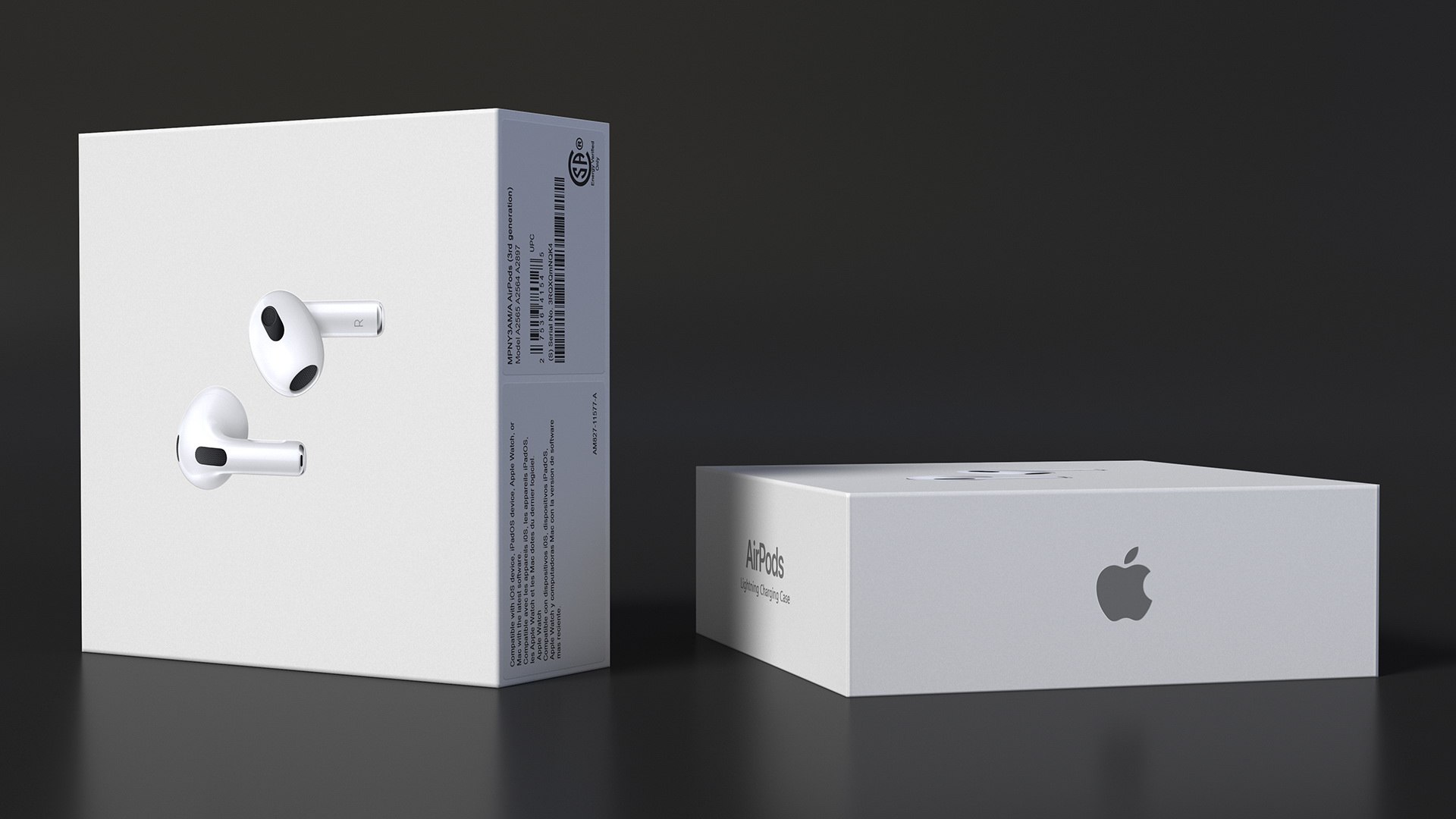 Box AirPods 3D Model - TurboSquid 2212754