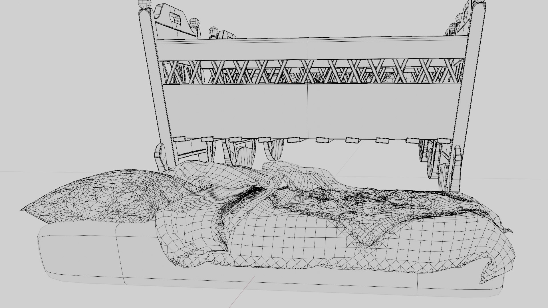 3D Model Old Wooden Baby Cradle 4k Pbr - TurboSquid 2164494