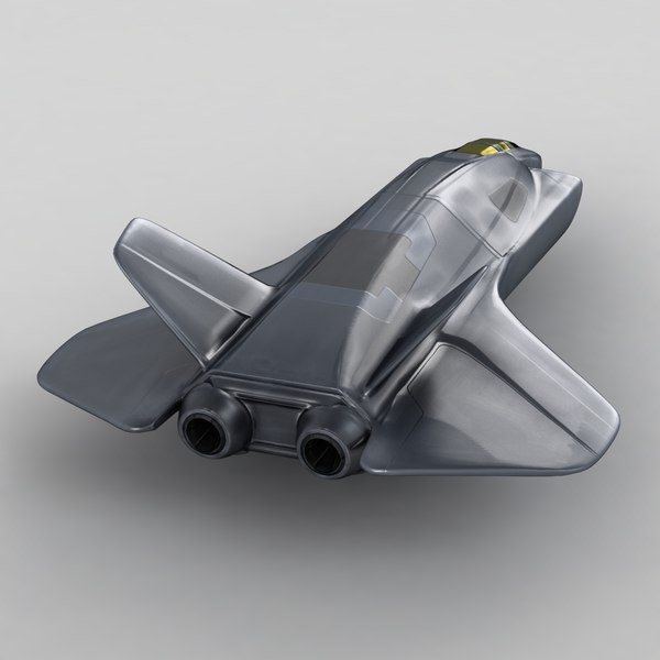 3d space fighter jet