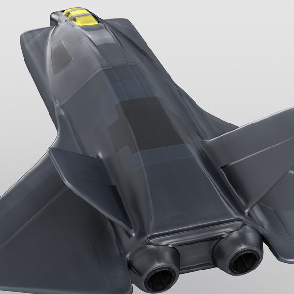 3d space fighter jet