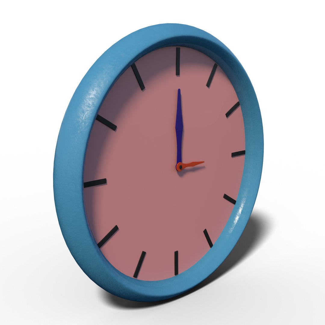 Wall Clock 3D Model - TurboSquid 2064121