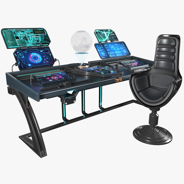 modelo 3d Control panel desk - TurboSquid 1987898