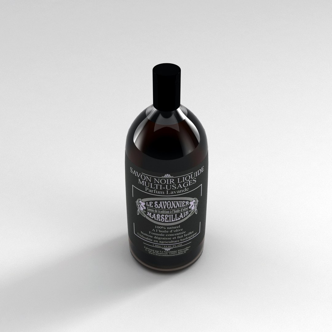 Savon Parfum Lavande 3d Model