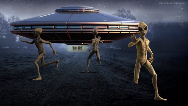 modelo 3d Alien humanoide corriendo - TurboSquid 1871150