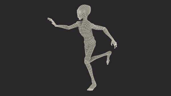 modelo 3d Alien humanoide corriendo - TurboSquid 1871150