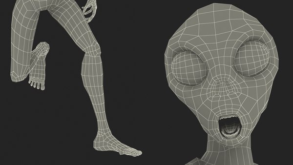 modelo 3d Alien humanoide corriendo - TurboSquid 1871150