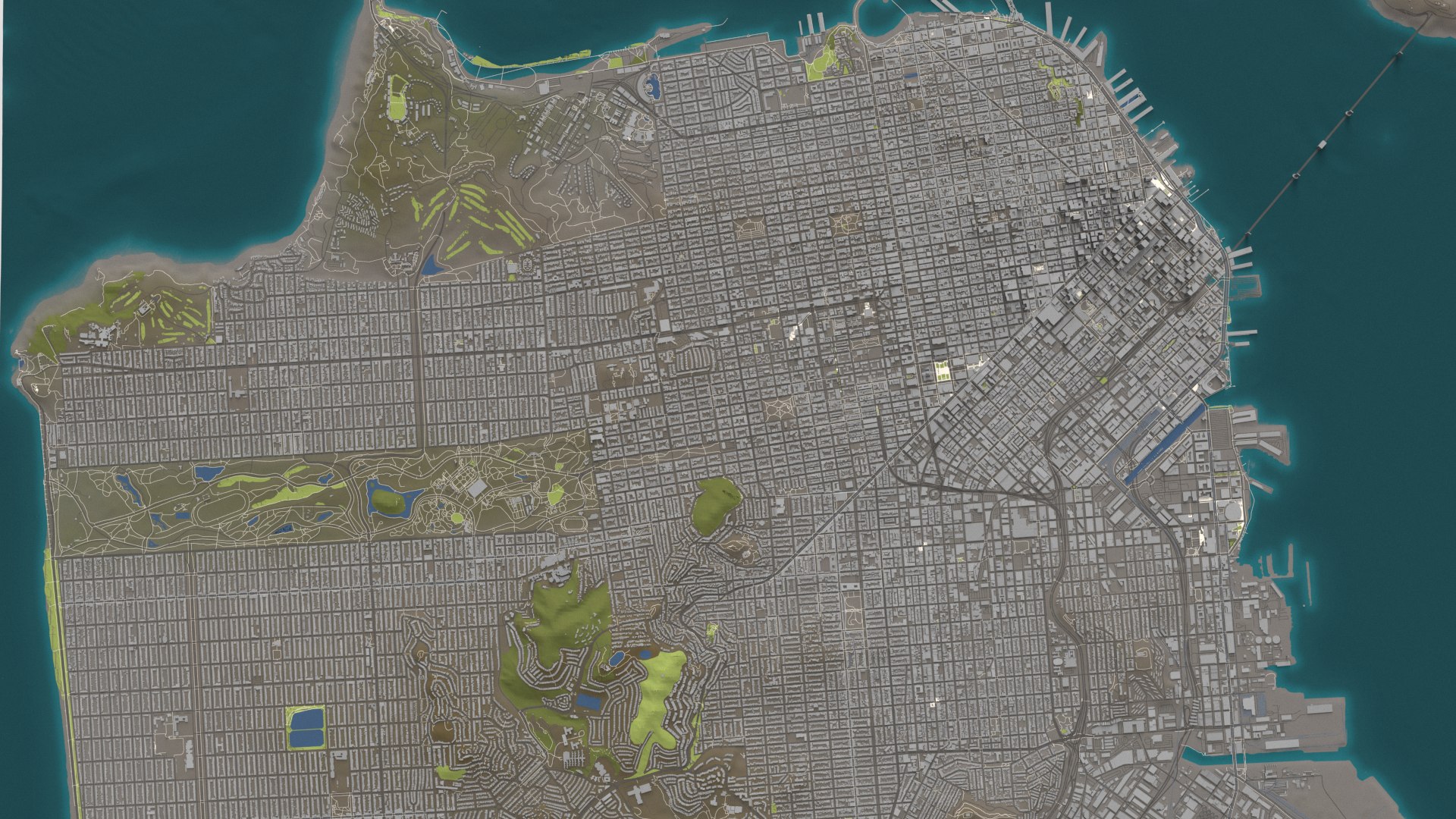 3D San Francisco Model - TurboSquid 1562913