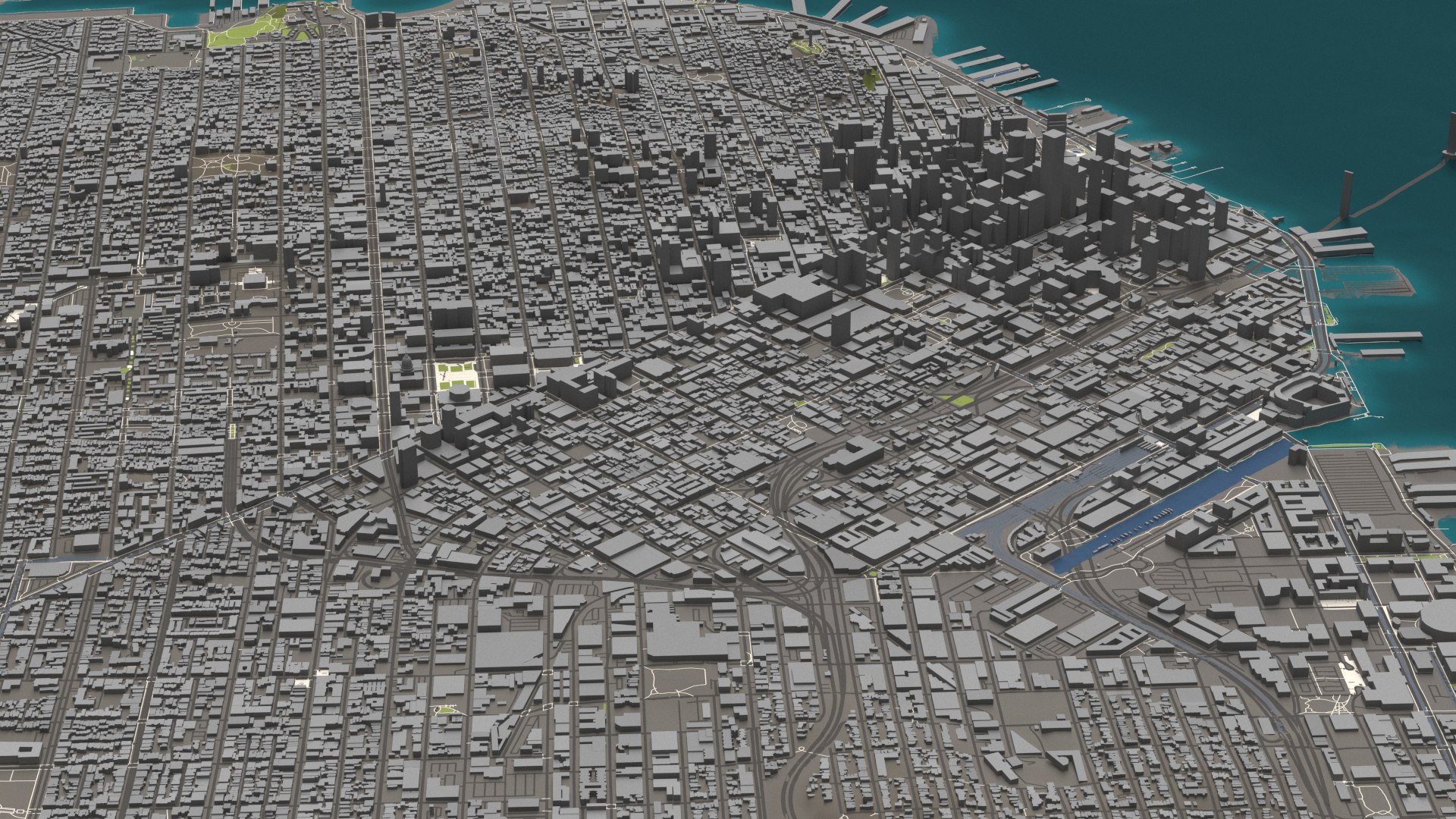 3D San Francisco Model - TurboSquid 1562913