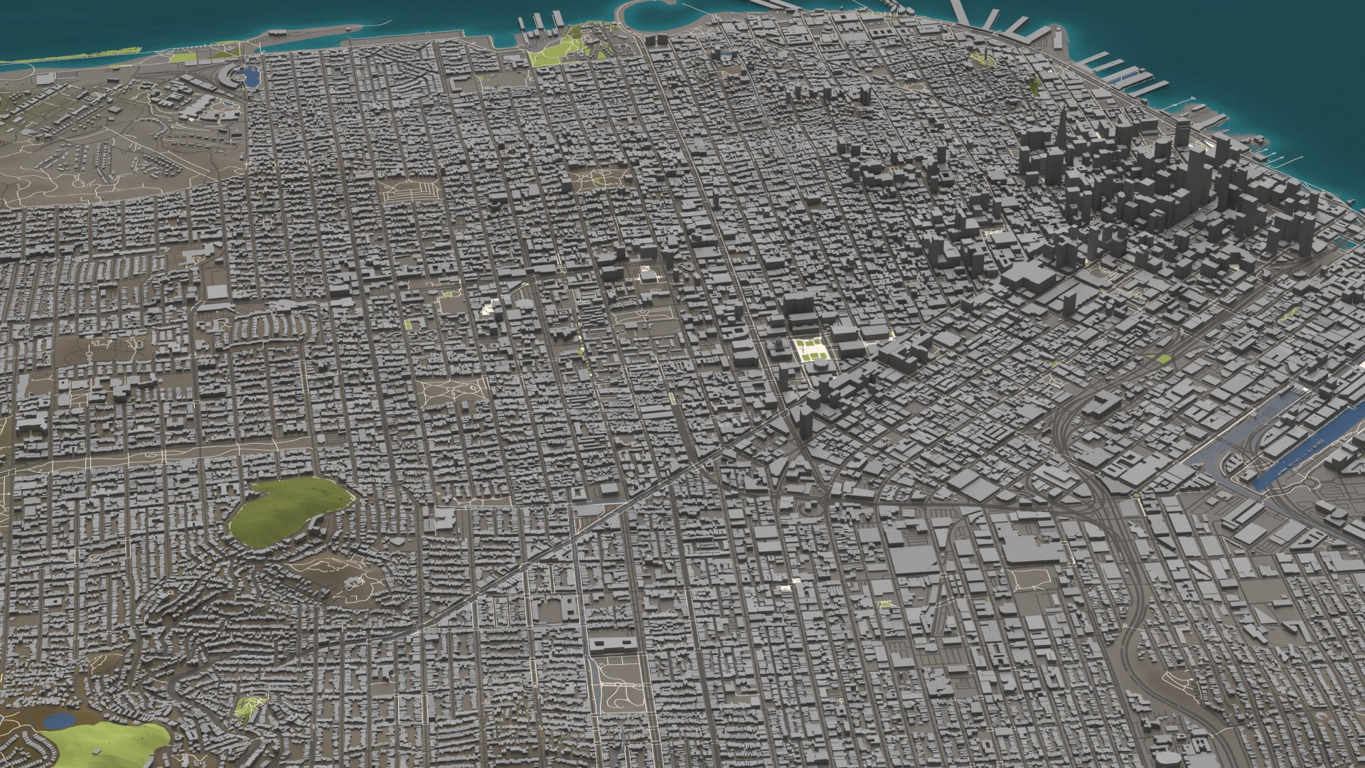 3D San Francisco Model - TurboSquid 1562913