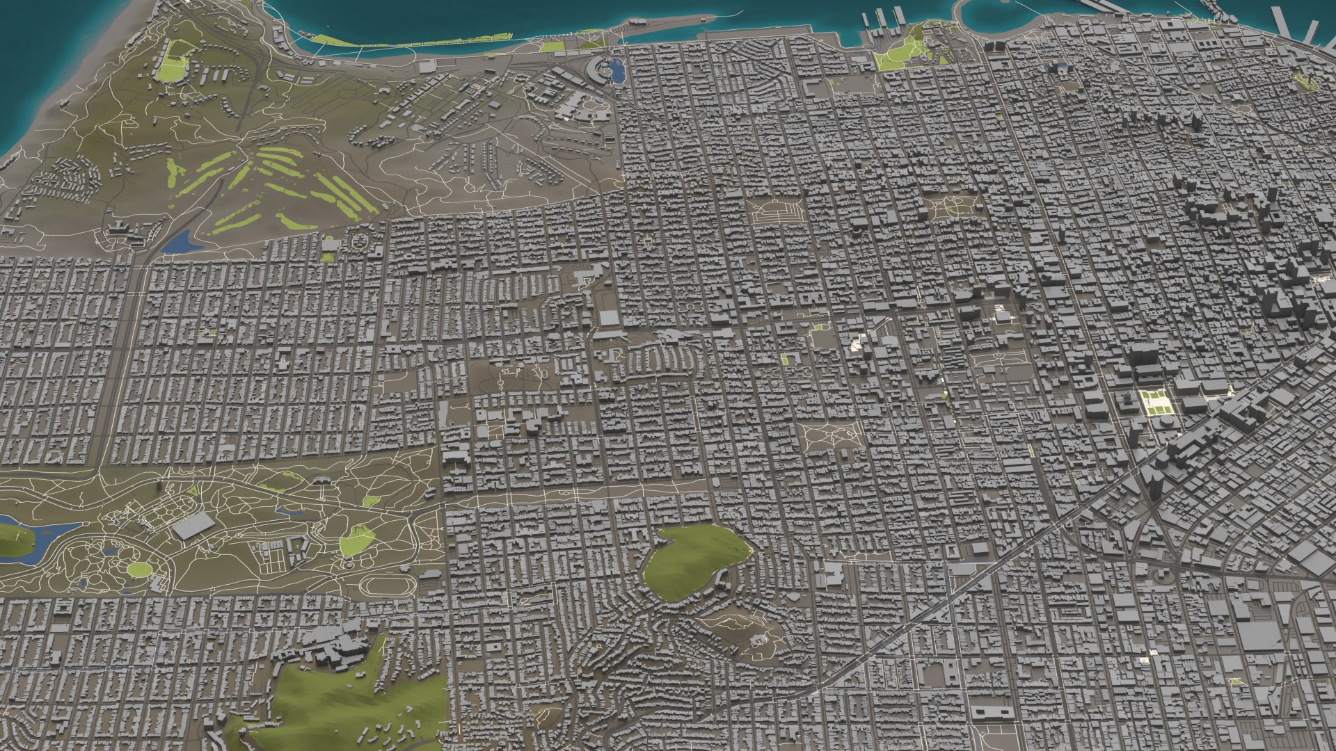 3D San Francisco Model - TurboSquid 1562913