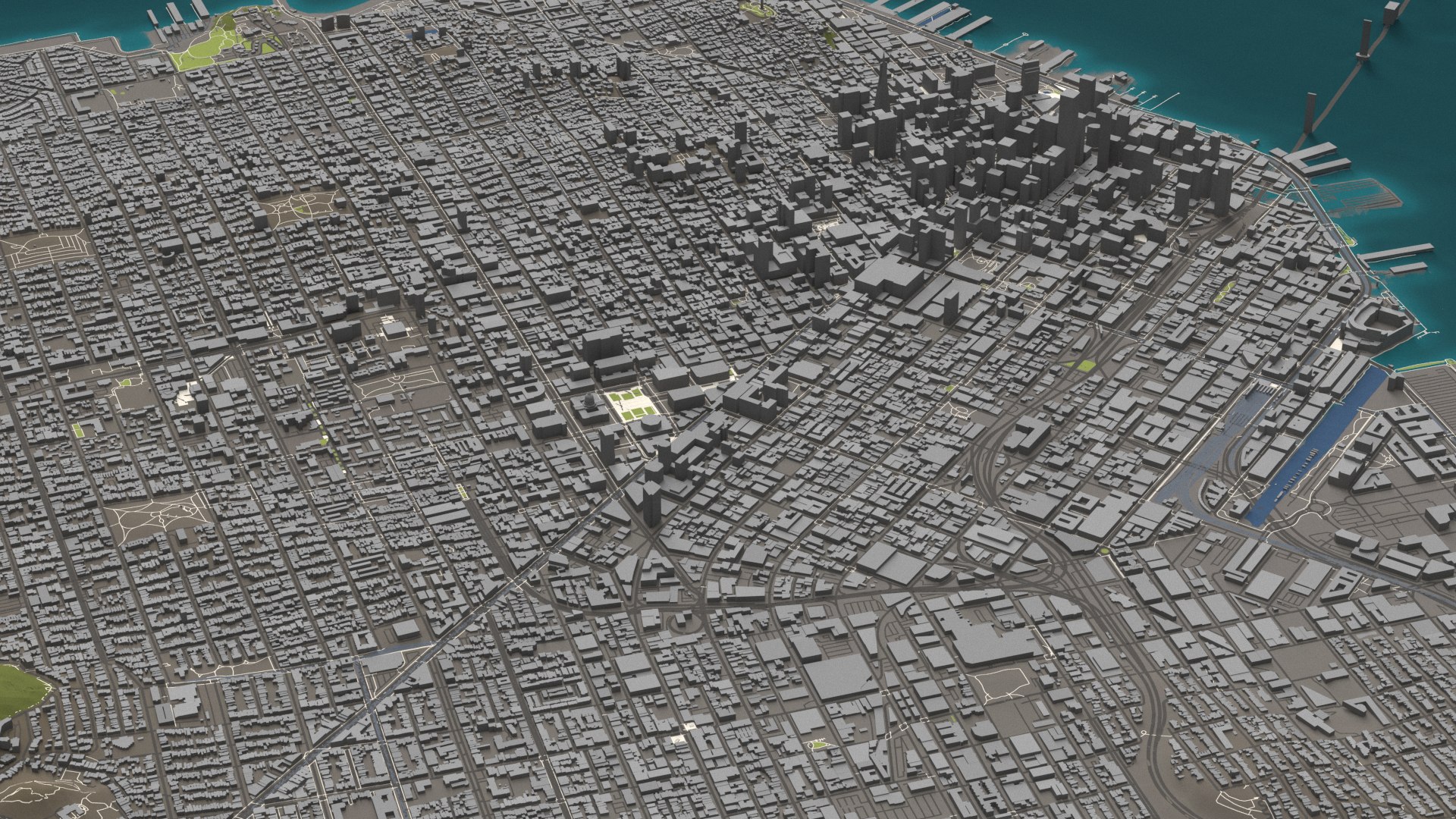 3D San Francisco Model - TurboSquid 1562913
